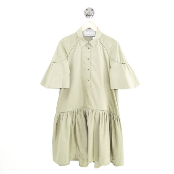 Lela Rose | Dresses | Lela Rose Peplum Shirt Dress 2691 | Poshmark